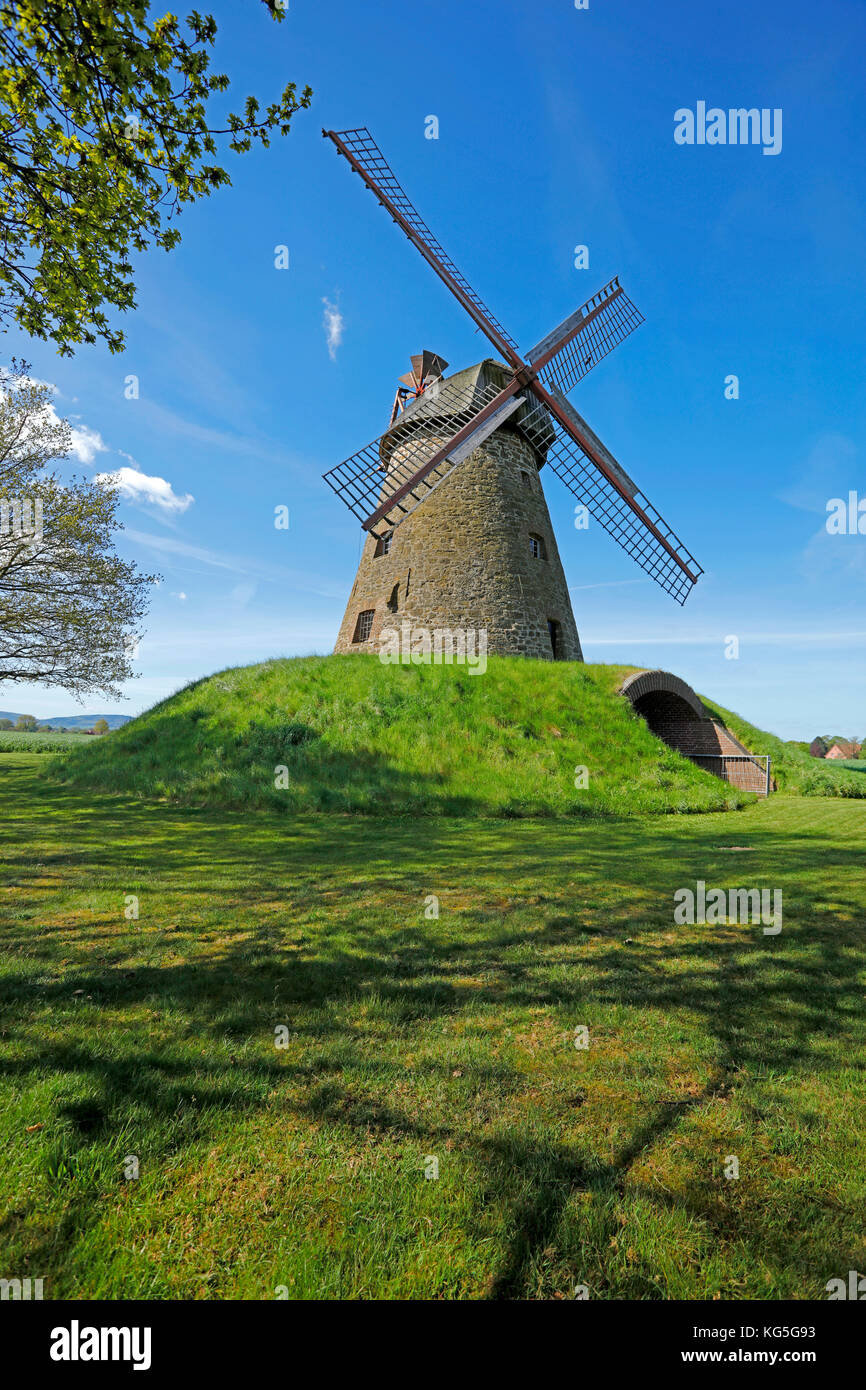 Wall-Holländer-Windmühle Großenheerse (windmill) in Nordhemmern on ...