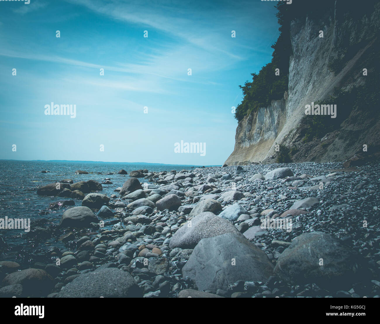 Jasmund National Park, cliff, beach Stock Photo - Alamy
