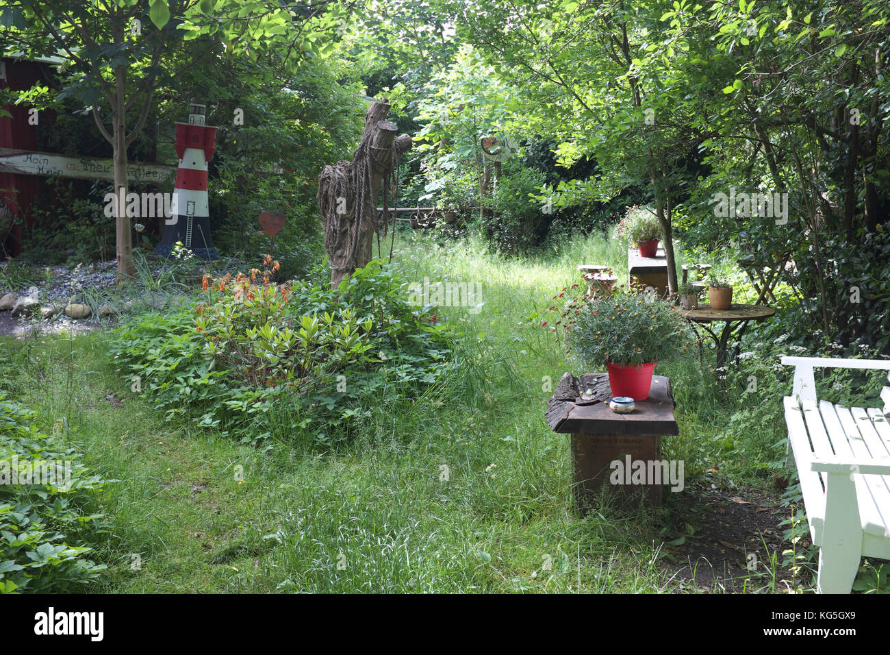 alternative café / teahouse in Nieblum Stock Photo - Alamy