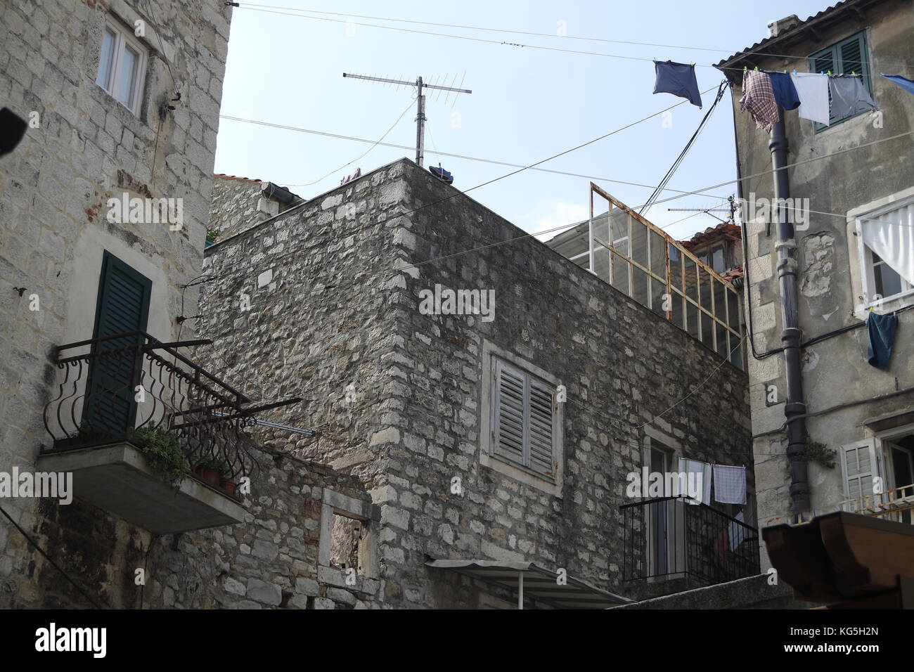 residential building in split in croatia Stock Photo - Alamy