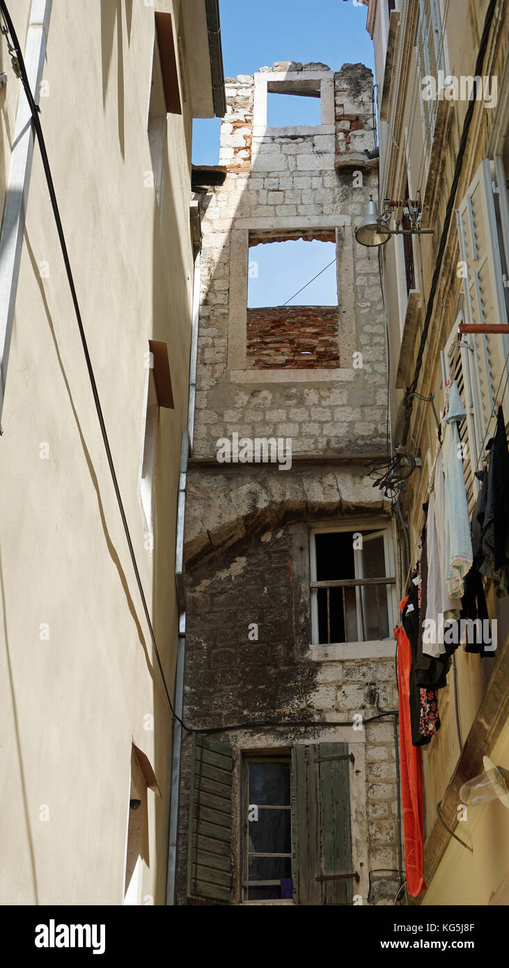 amazing old city of split in croata Stock Photo - Alamy