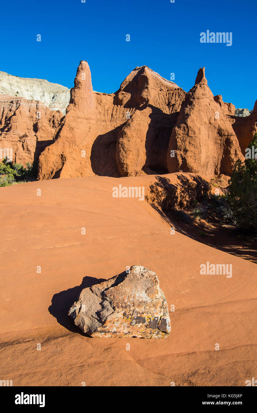 Redrock sandstone formations in the Kodakchrome Basin State Park, Utah ...