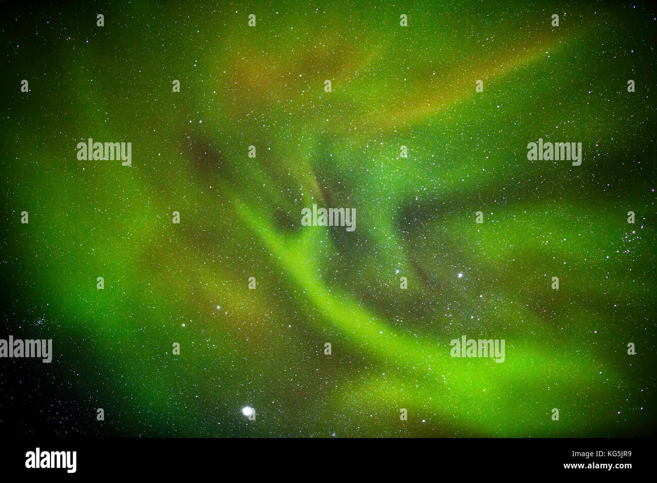 Aurora Borealis or Northern Lights. Alien like patterns in the auroras ...