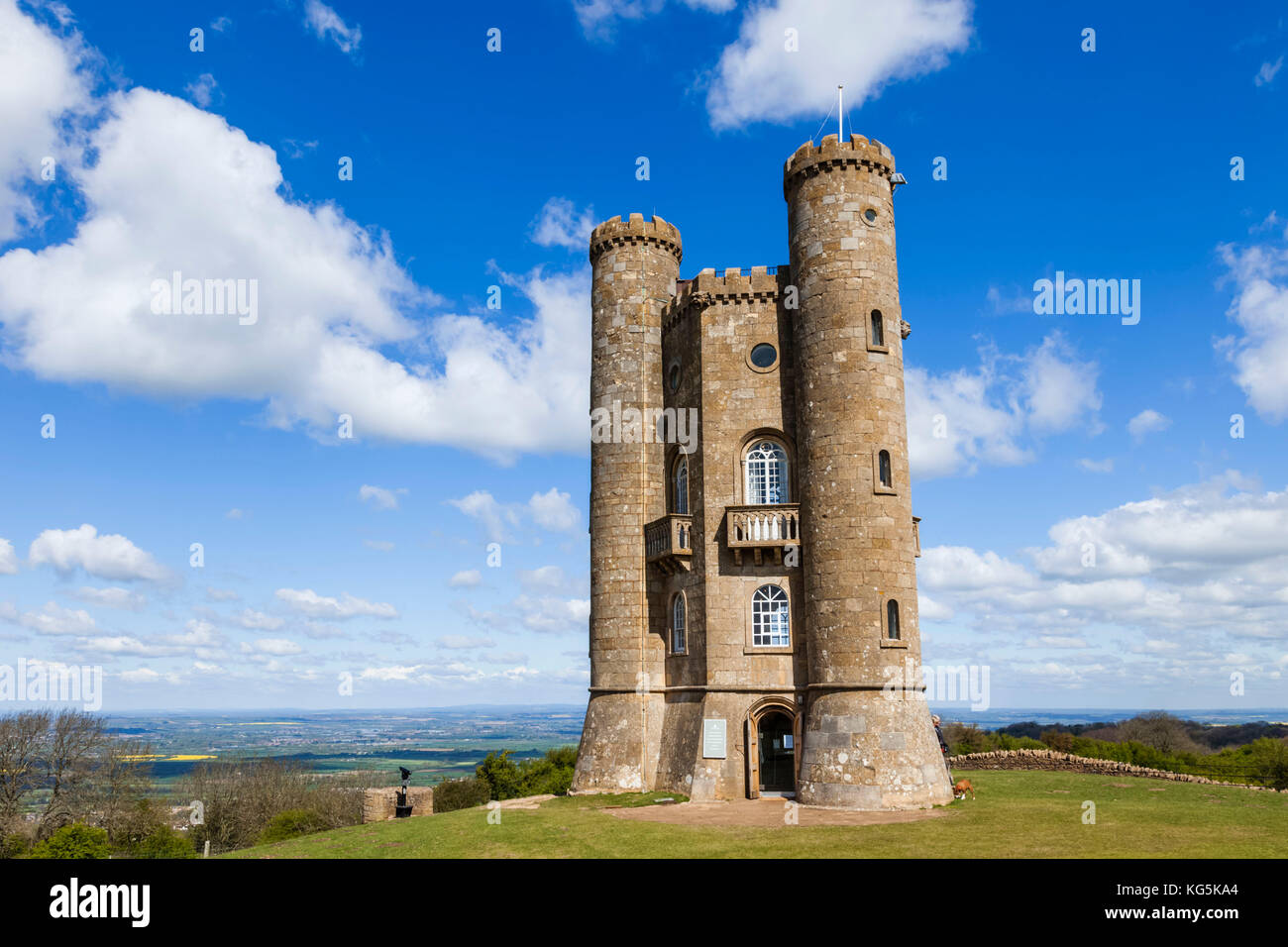 England, Cotswolds, Worcestershire, Broadway, Broadway Tower Stock ...