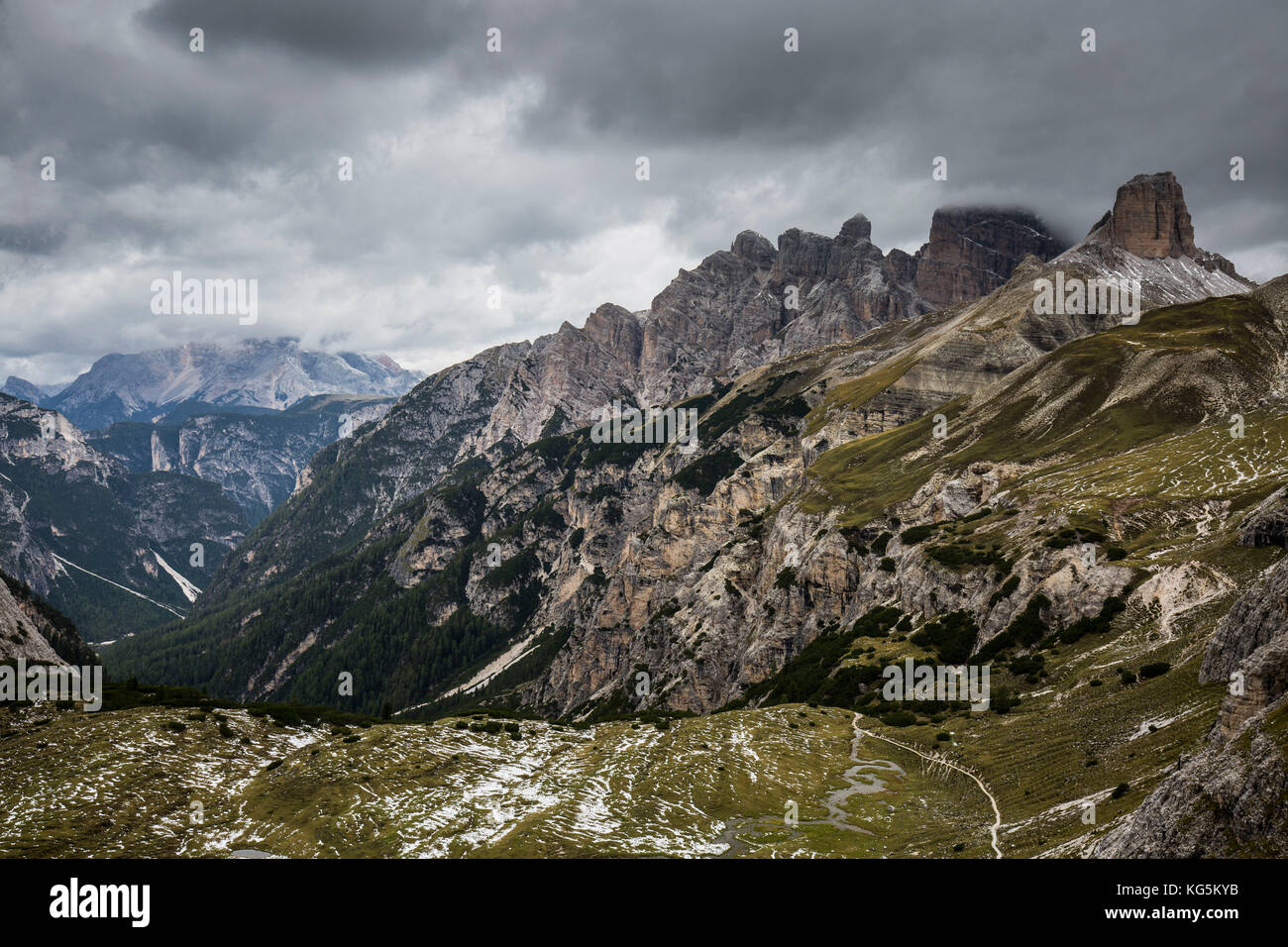 Europe, Italy, Alps, Dolomites, Mountains, Belluno, Sexten Dolomites ...