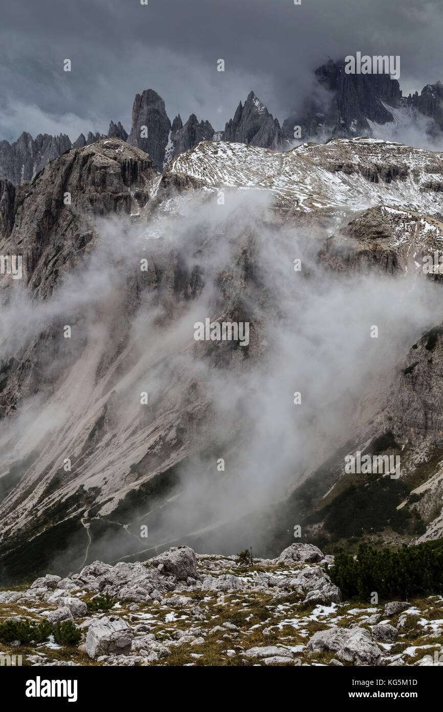 Europe, Italy, Alps, Dolomites, Mountains, Belluno, Sexten Dolomites ...