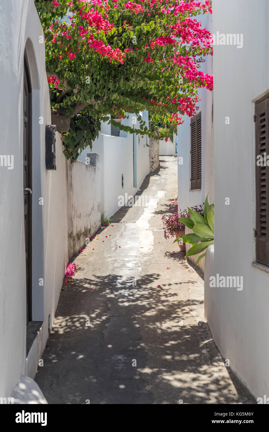 Village near Stromboli at Messina district, Sicily, Italy, Europe Stock ...