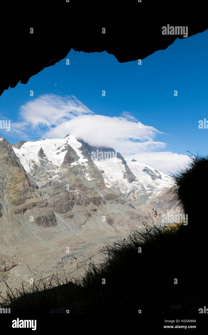 The grossglockner summit as seen from kaiser franz josefs hohe hi-res ...