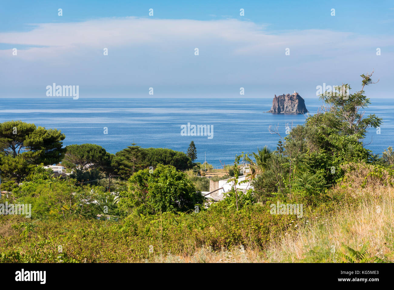 Village near Stromboli at Messina district, Sicily, Italy, Europe Stock ...