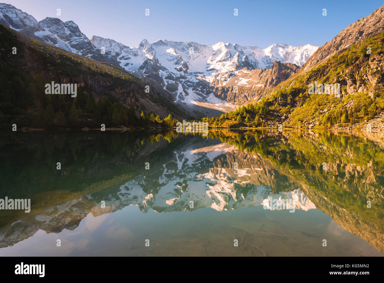 Aviolo lake in Adamello park, Brescia province, Lombardy district ...
