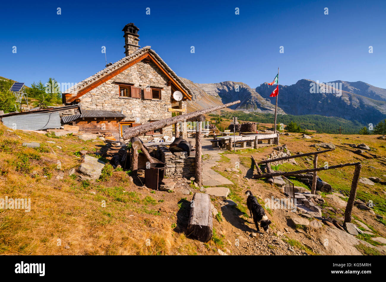 Gattascosa refuge (Val Bognanco, Ossola, Piedmont, Italy, Italian alps ...