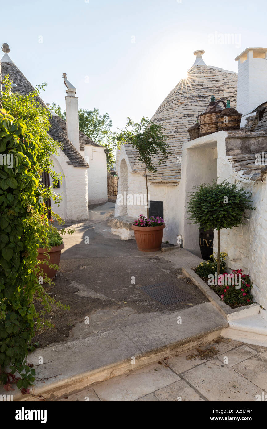 Trulli of Alberobello village, Bari district, Apulia, Italy Stock Photo ...