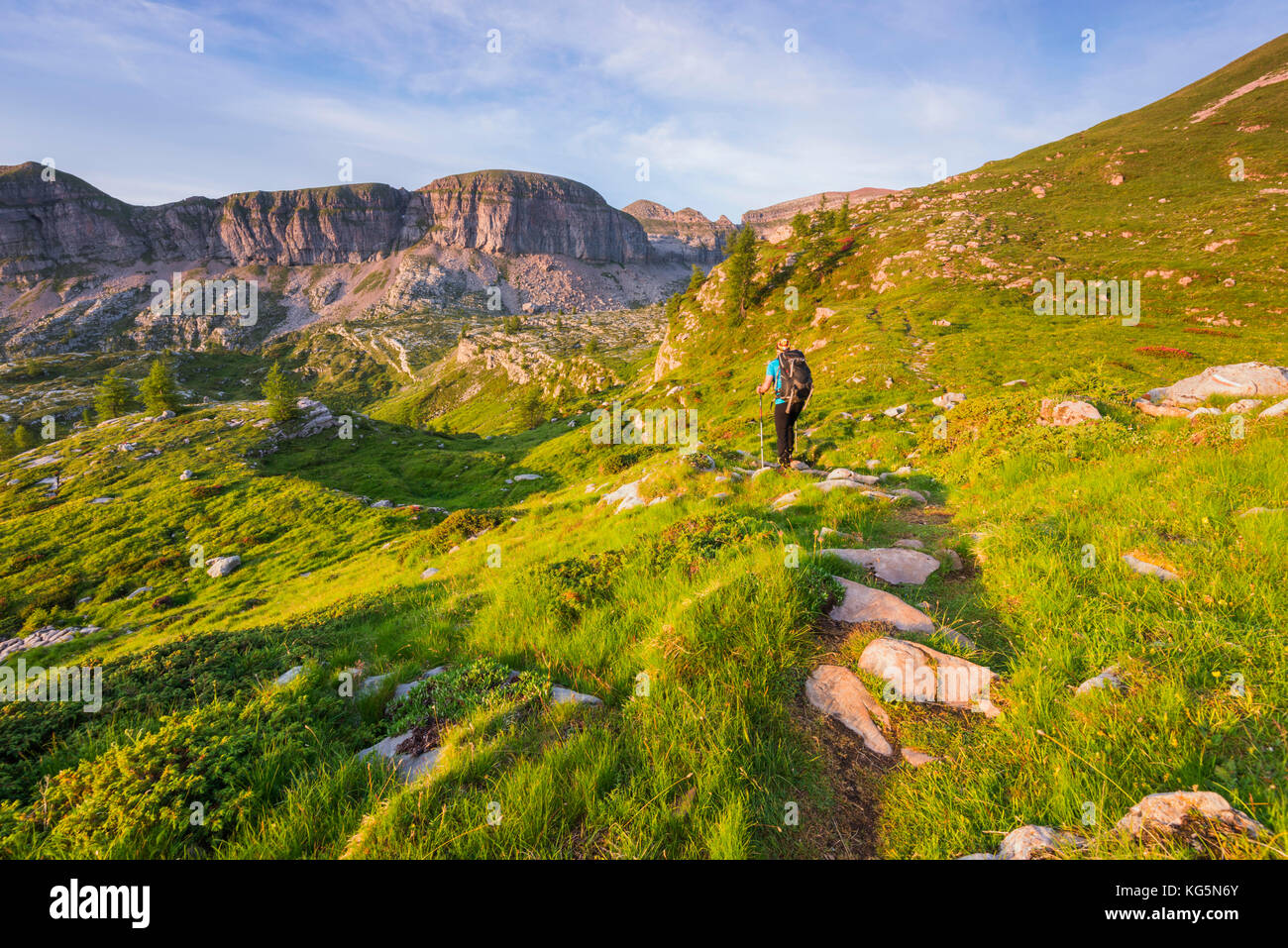 Nana valley and its flowered garden europe hi-res stock photography and ...