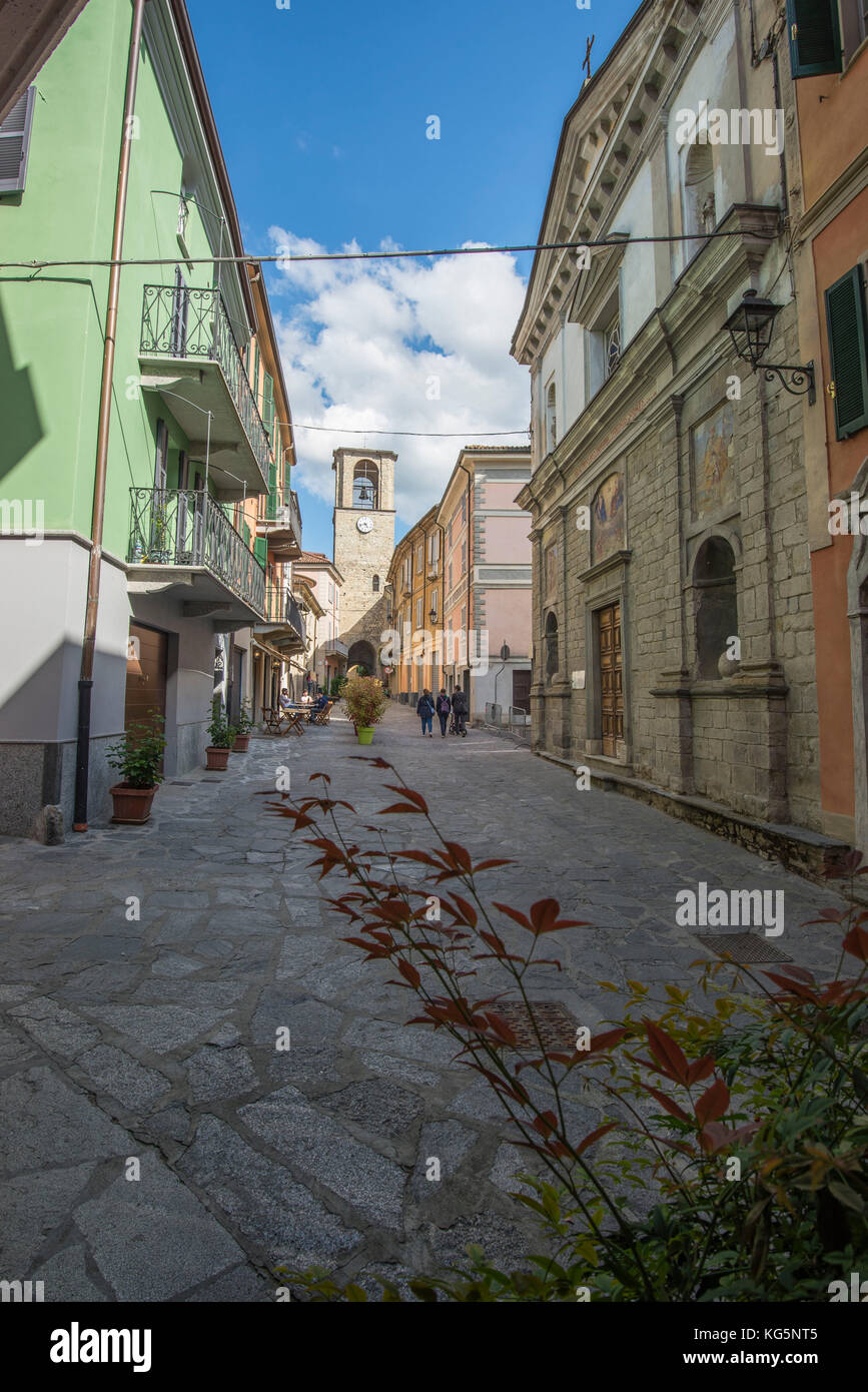 Varzi, Oltrepo Pavese, Province of Pavia, Lombardy, Italy Stock Photo ...
