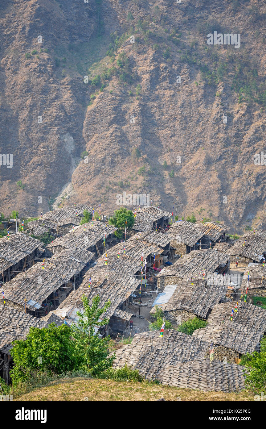 Gatlang village in rasuwa district hi-res stock photography and images ...