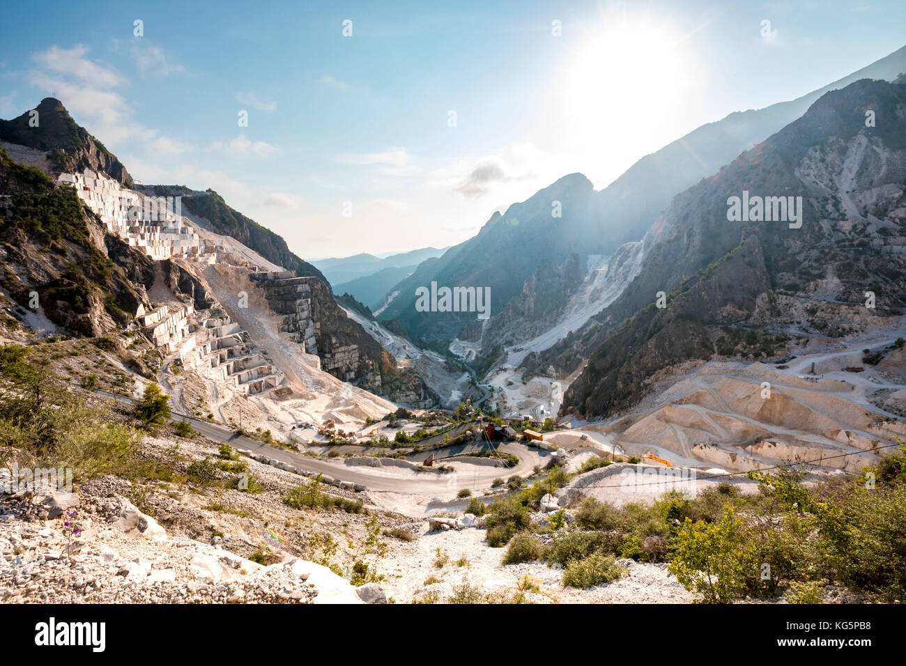 Marble caves, Massa Carrara district, Tuscany, Italy Stock Photo - Alamy