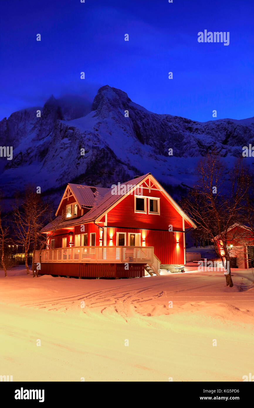Mefjordvær village, Senja island, Norway Stock Photo - Alamy