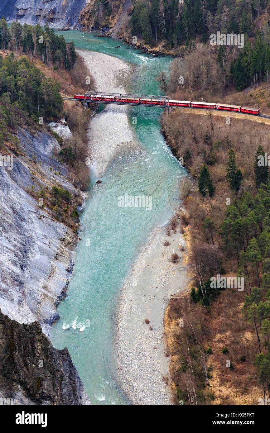Switzerland train bridge hi-res stock photography and images - Alamy
