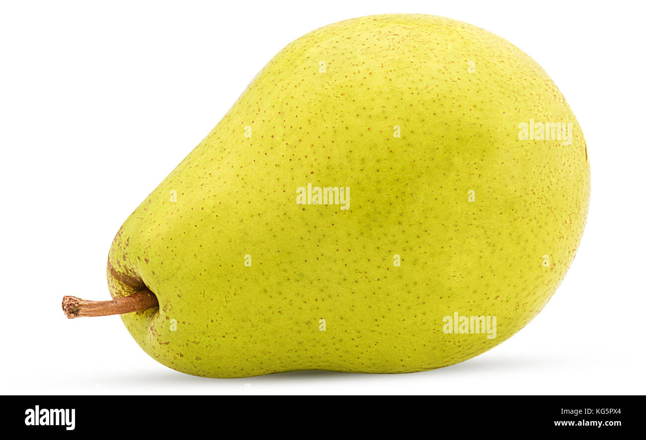 Fresh pears, yellow fruit isolated on white background Clipping Path ...