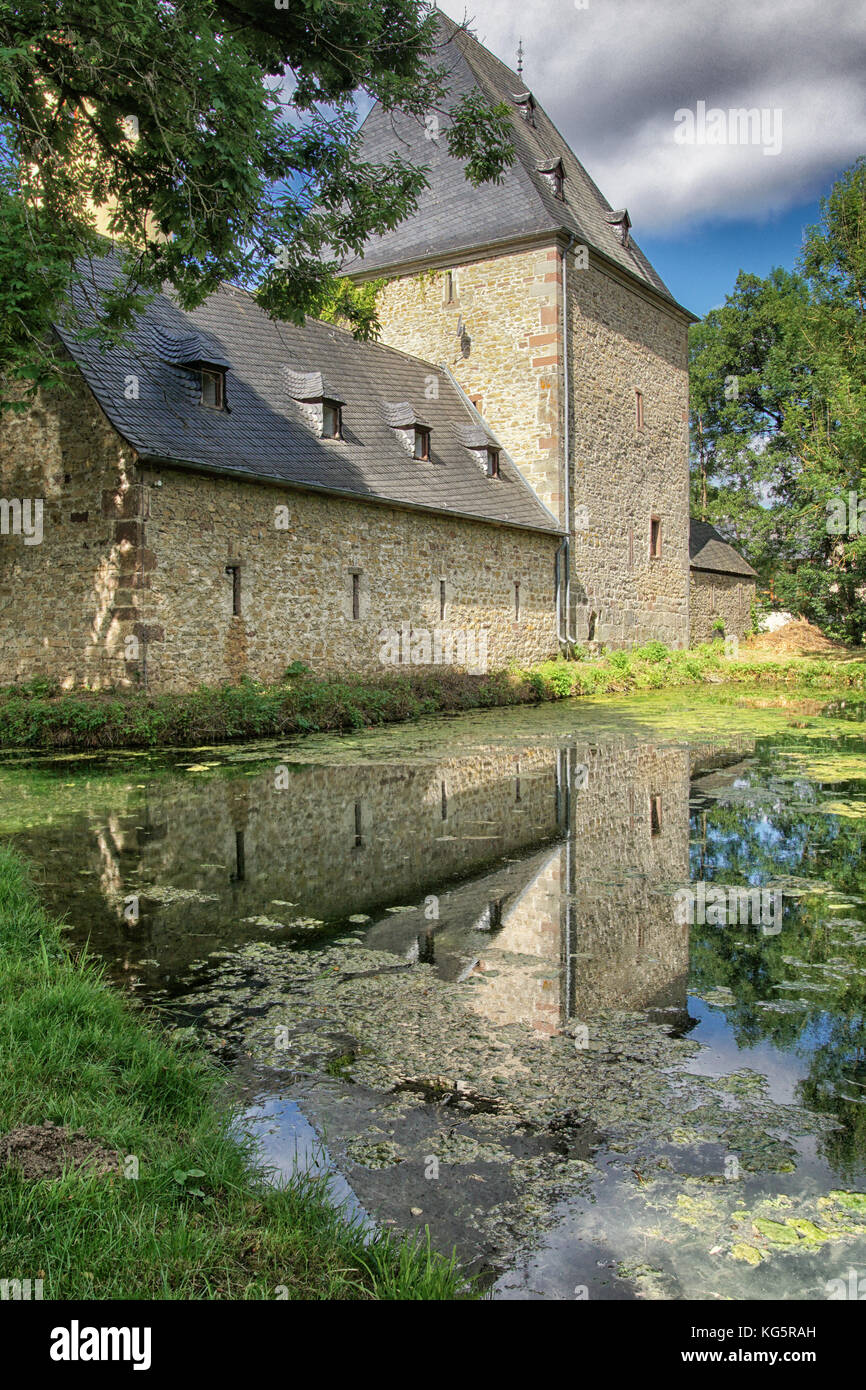 BITBURG, GERMANY - JUNE 26, 2017: Old Rittersdorf Castle close to ...