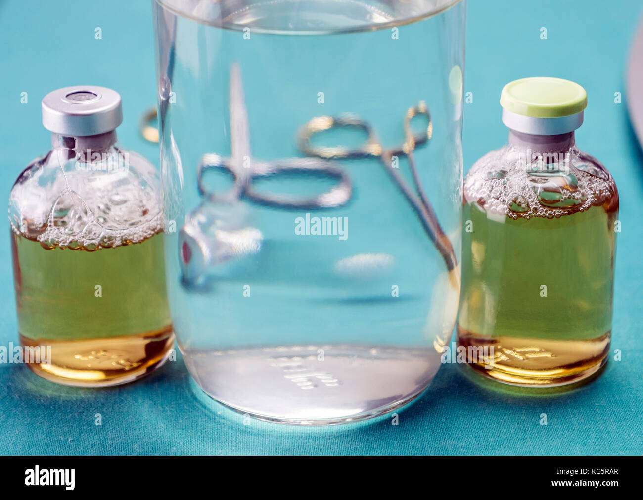 Medicine In Vials, Ready For Vaccine Injection Stock Photo - Alamy