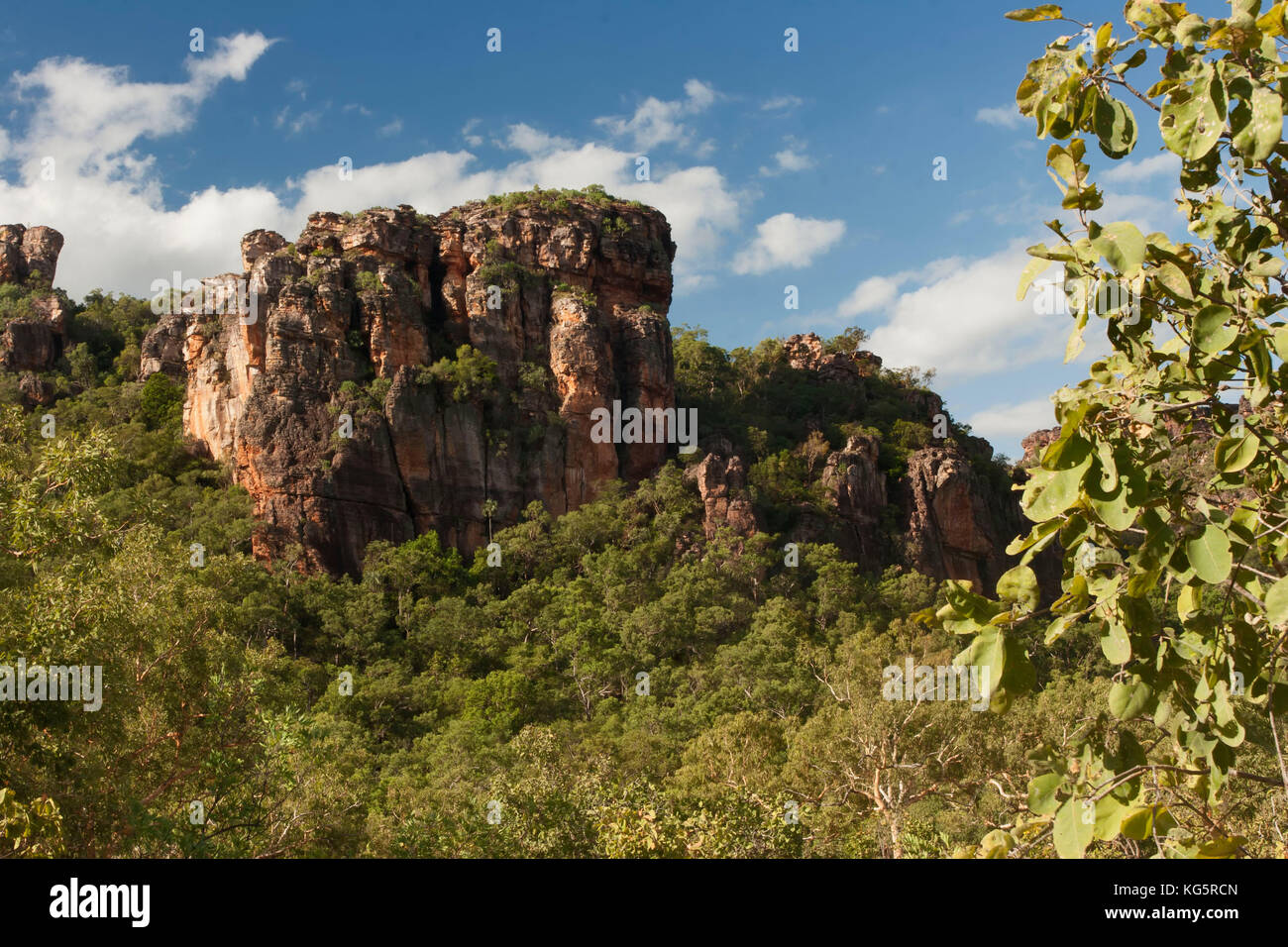 rocky outcrop and forest, Australia Stock Photo - Alamy