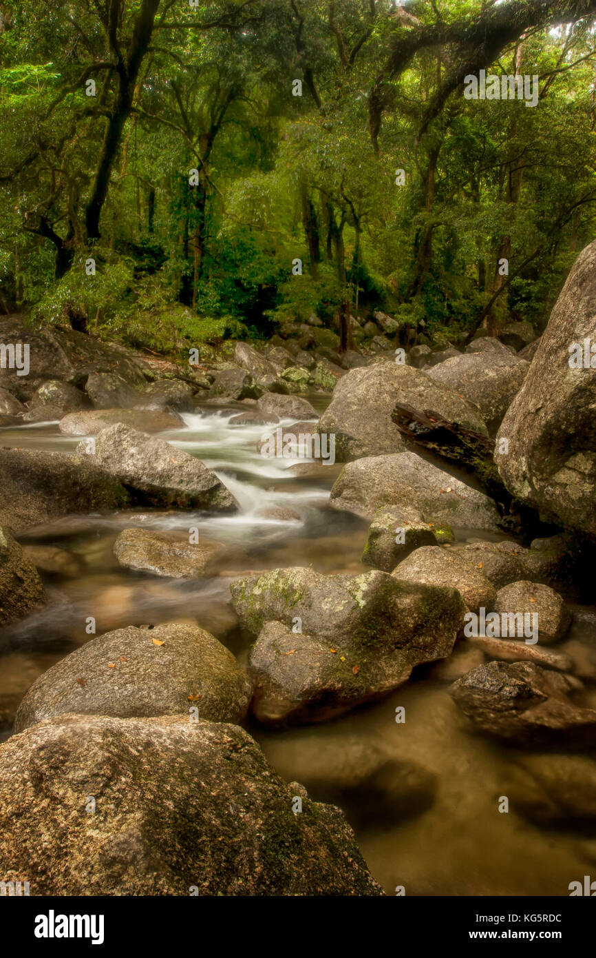 rocky stream, Mossman Gorge, Northern Territory, Australia Stock Photo ...