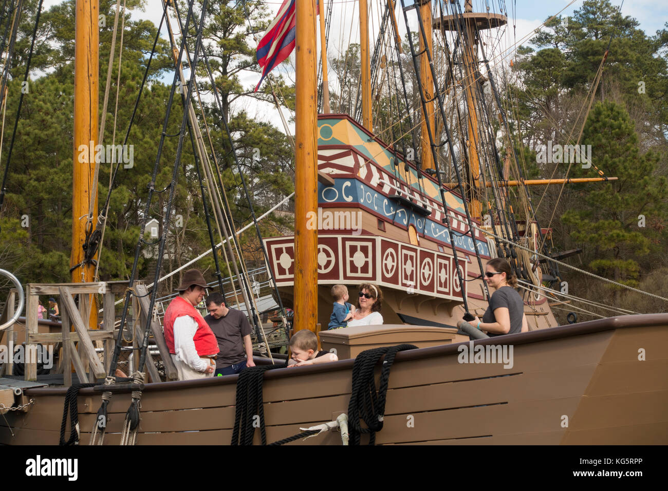 Jamestown Settlement Virginia Stock Photo - Alamy