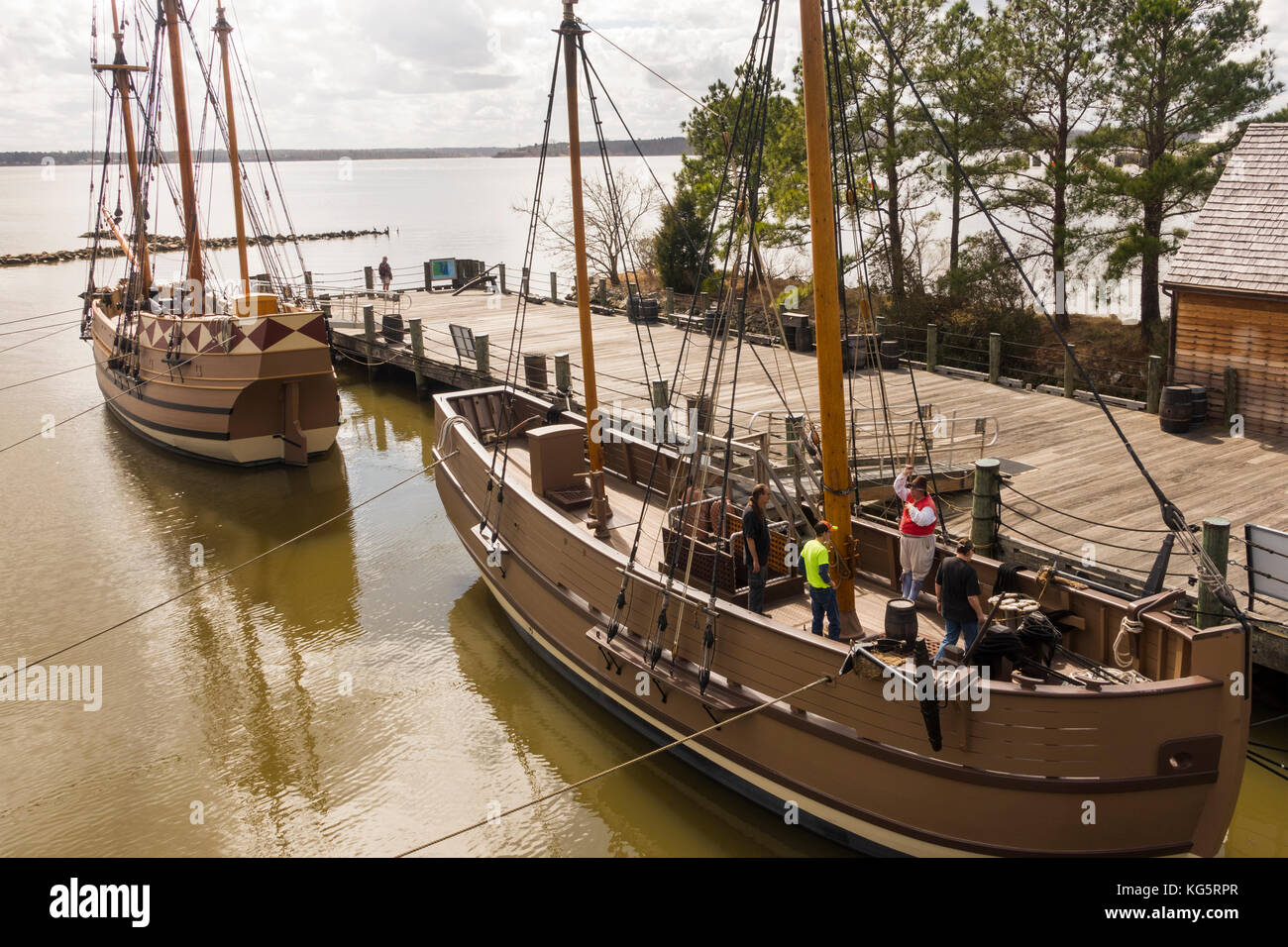 Jamestown Settlement Virginia Stock Photo - Alamy