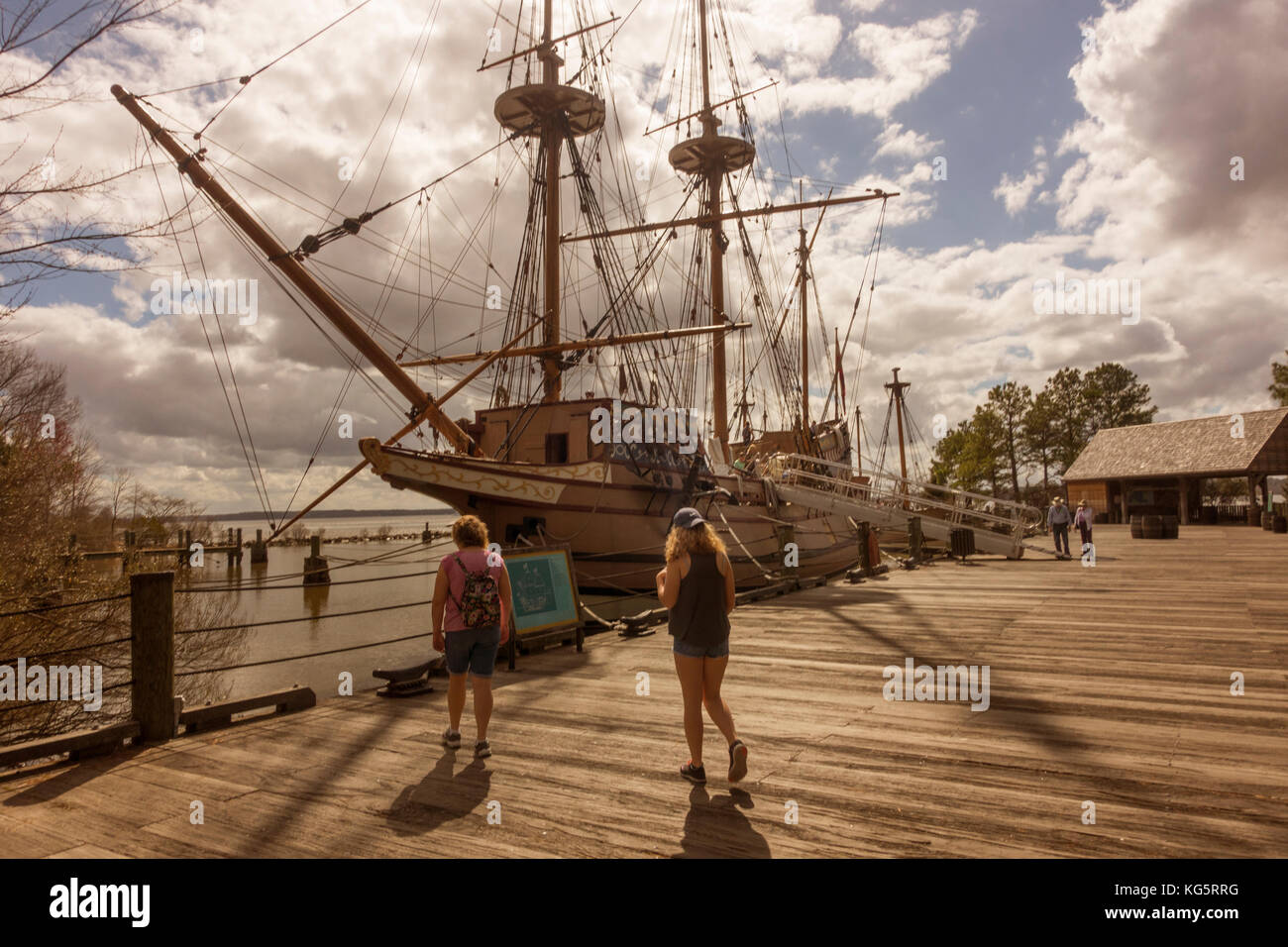 Jamestown Settlement Virginia Stock Photo - Alamy