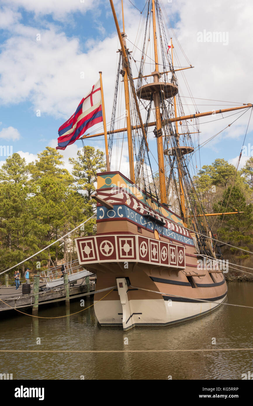 Jamestown Settlement Virginia Stock Photo - Alamy
