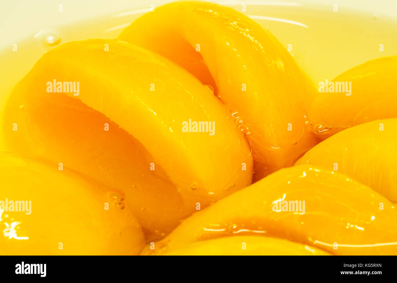 Peach halves hi-res stock photography and images - Alamy