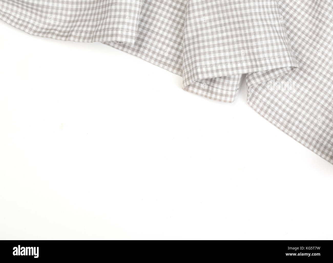 tablecloth on white background,crumpled fabric background Stock Photo ...