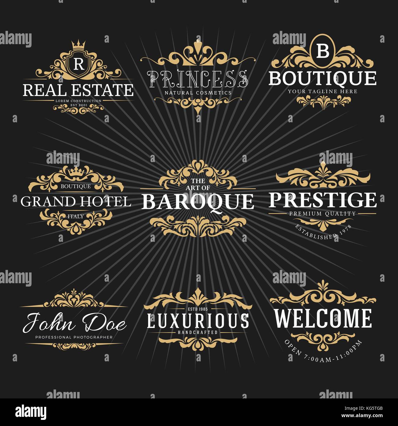 Vintage Royal Logo Vector