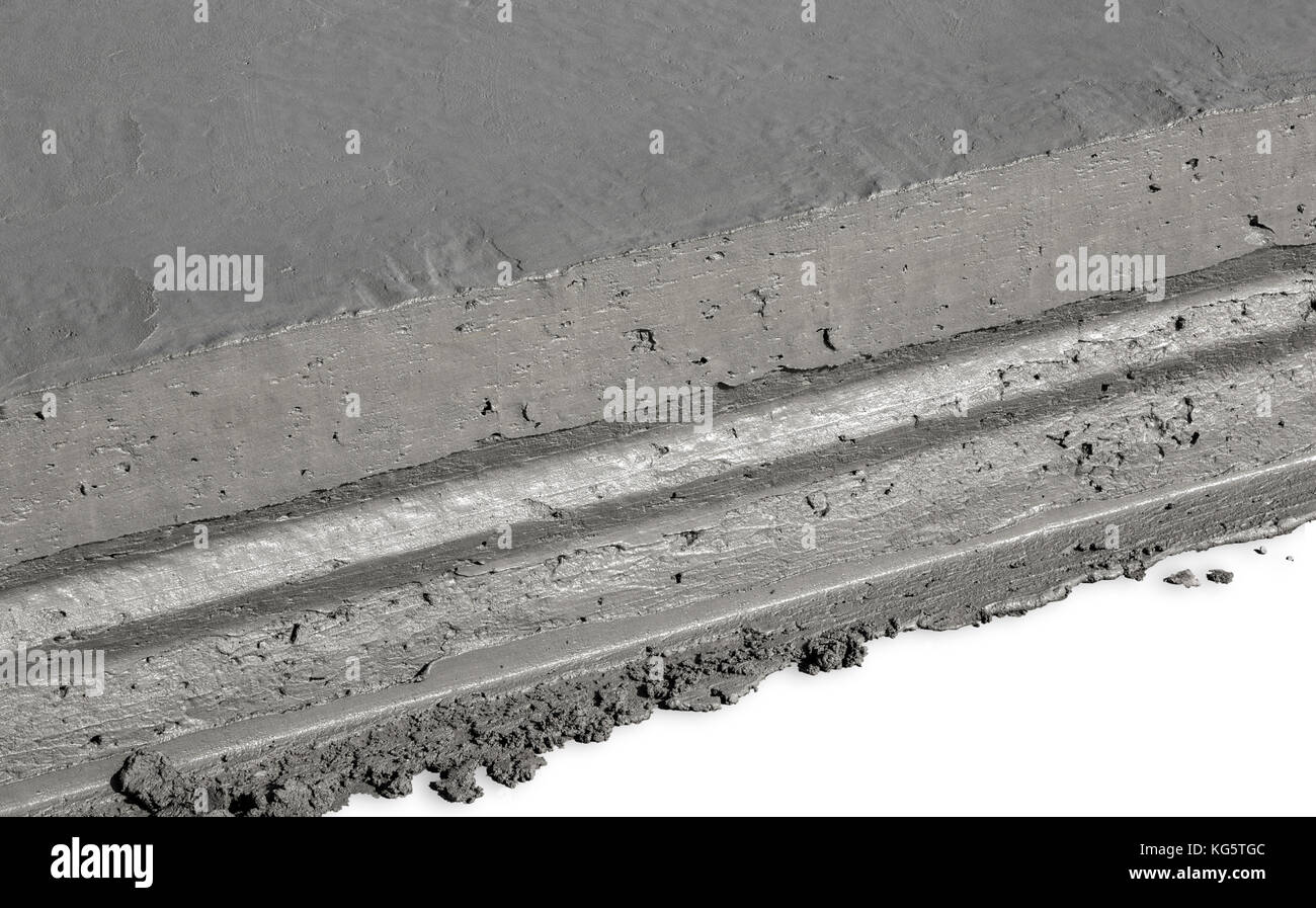 Abstract background of the wet concrete ground. Color in black and ...