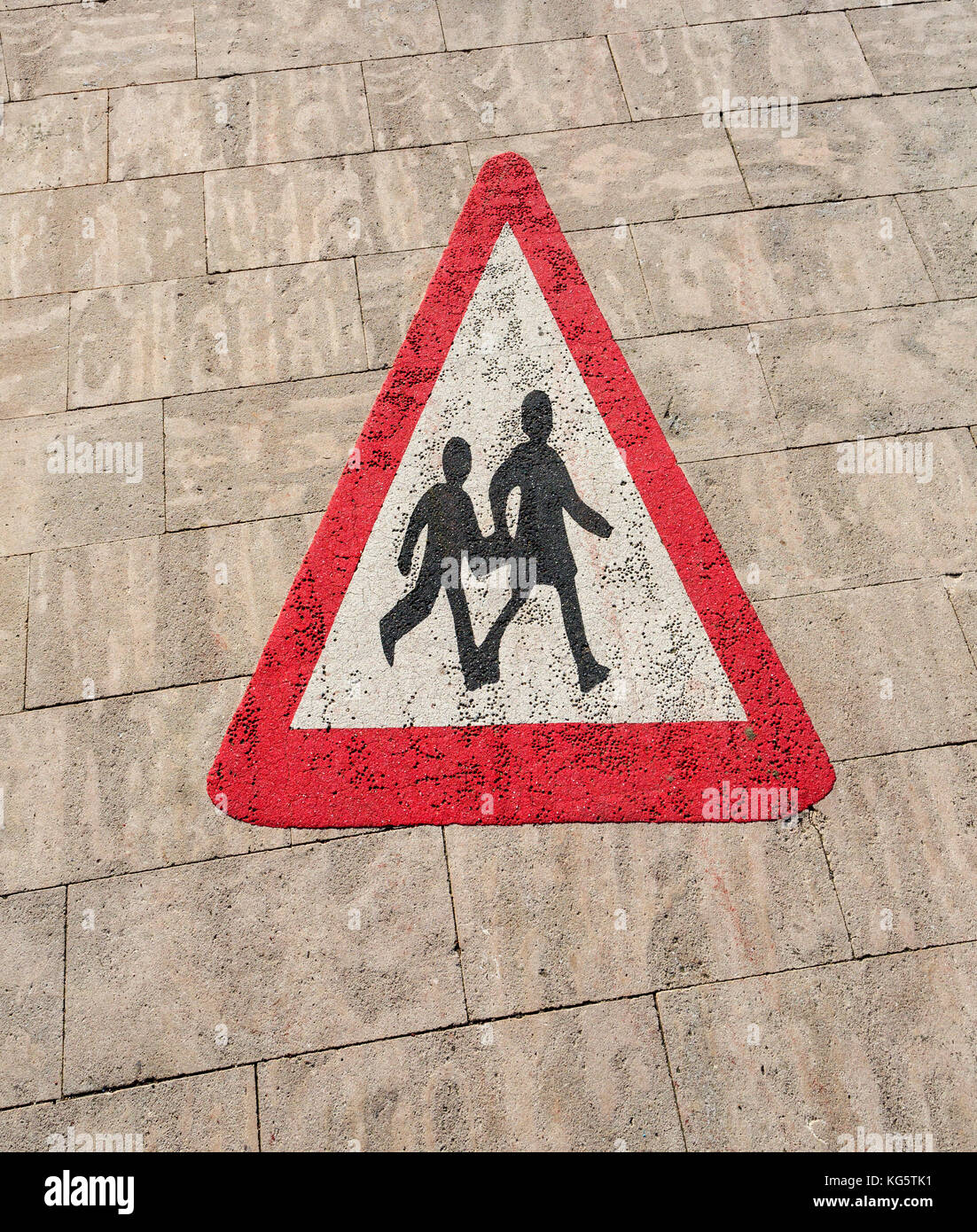 Aerial crosswalk texture sign background Stock Photo - Alamy