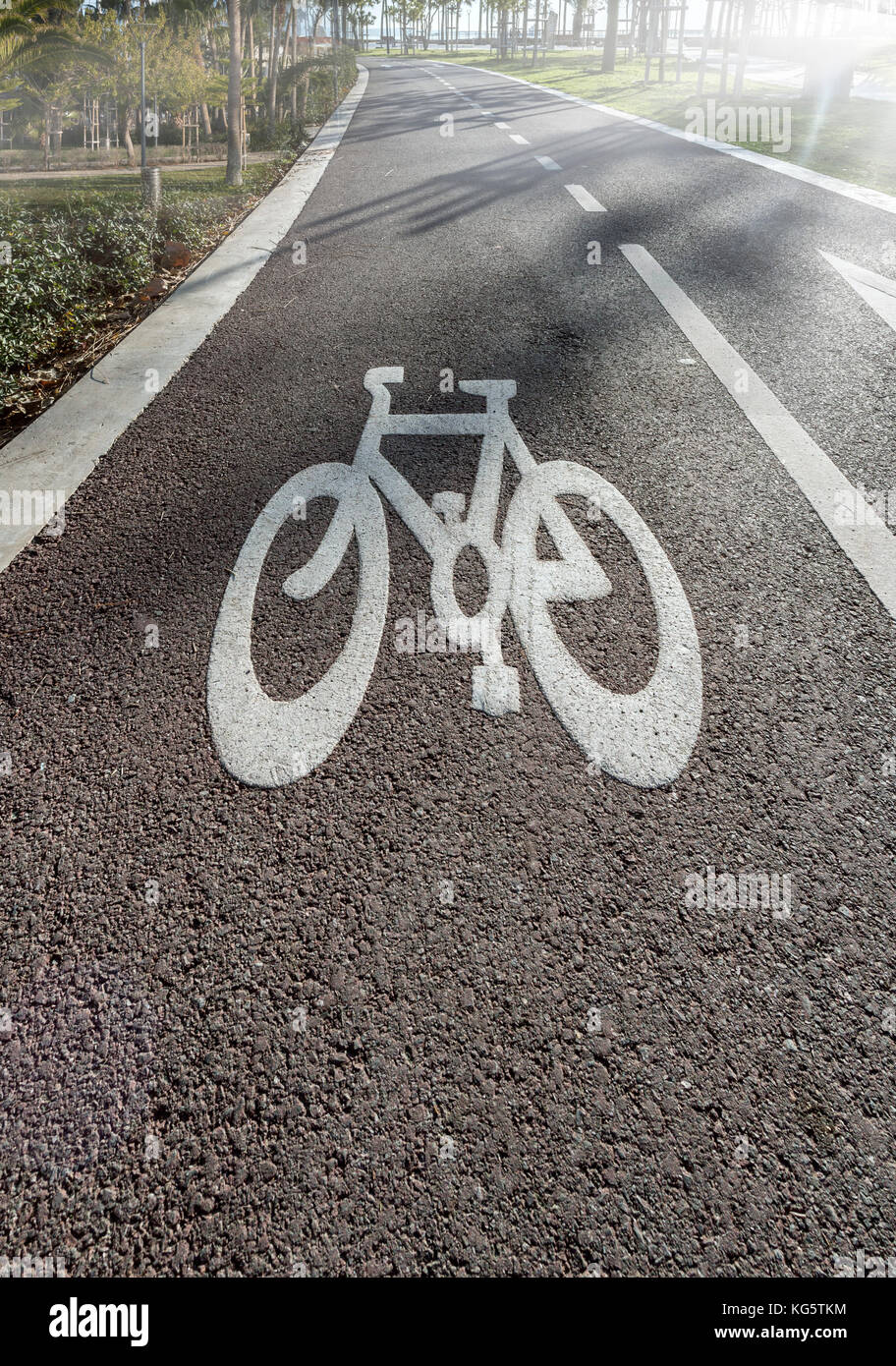 Bicycle Lanes in Park background four your design Stock Photo - Alamy