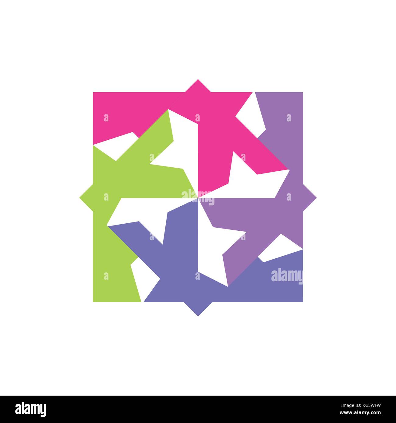 Abstract Geometric Visual Element Vector Graphic Design Stock Vector ...
