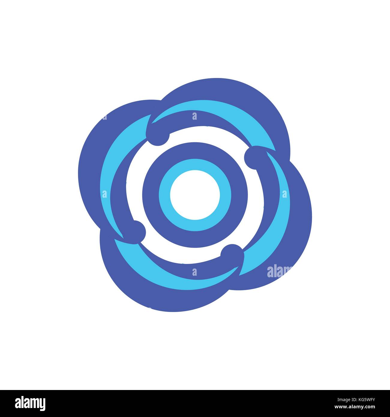 Abstract Water Visual Element Vector Graphic Design Stock Vector Image ...