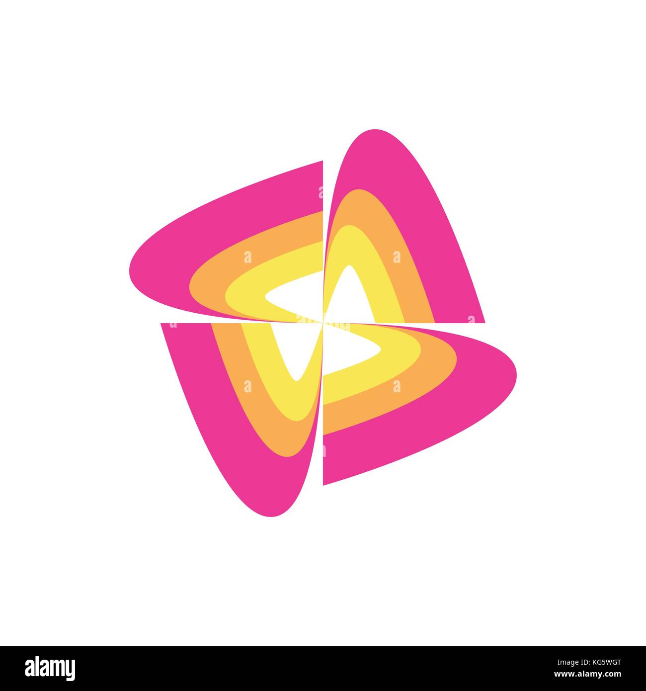 Abstract Geometric Visual Element Vector Graphic Design Stock Vector ...
