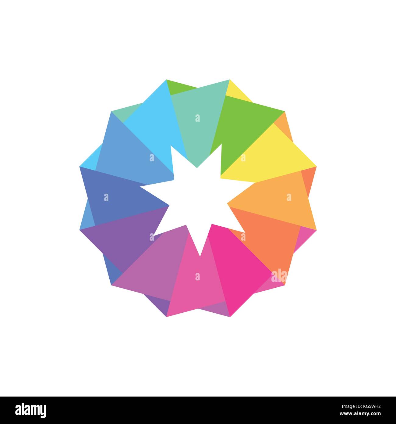 Abstract Geometric Visual Element Vector Graphic Design Stock Vector ...