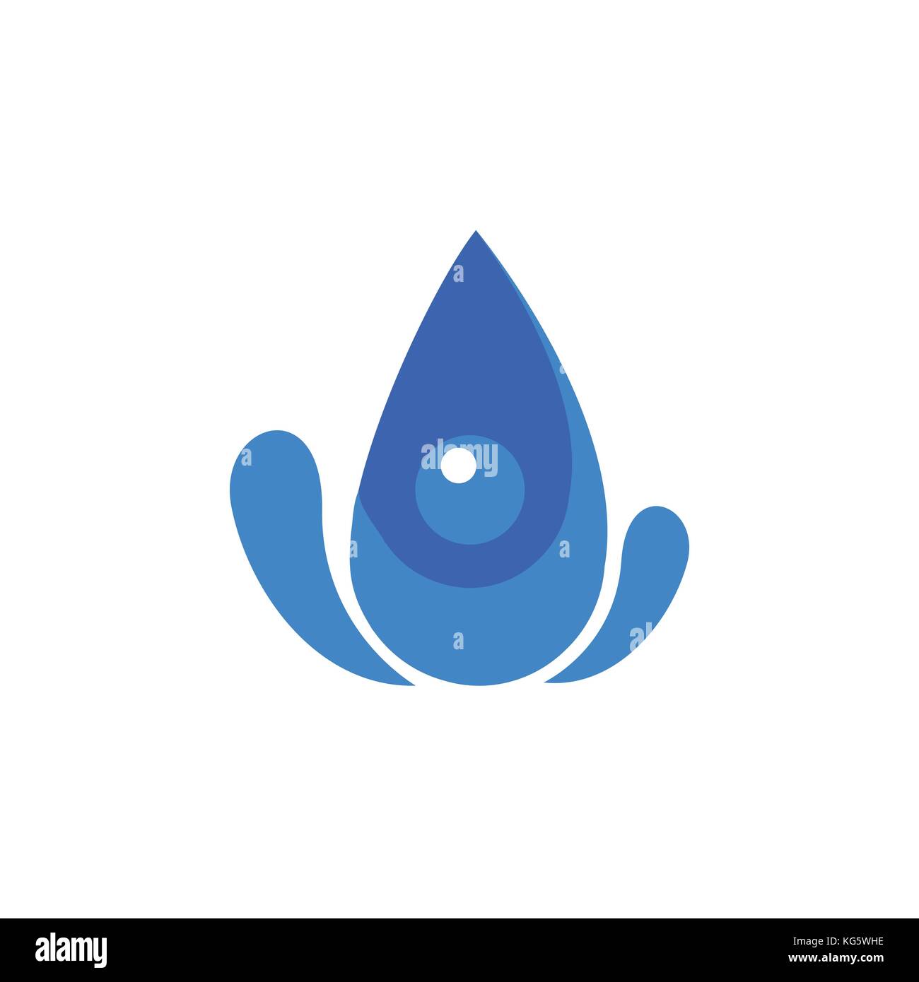 Abstract Water Visual Element Vector Graphic Design Stock Vector Image ...