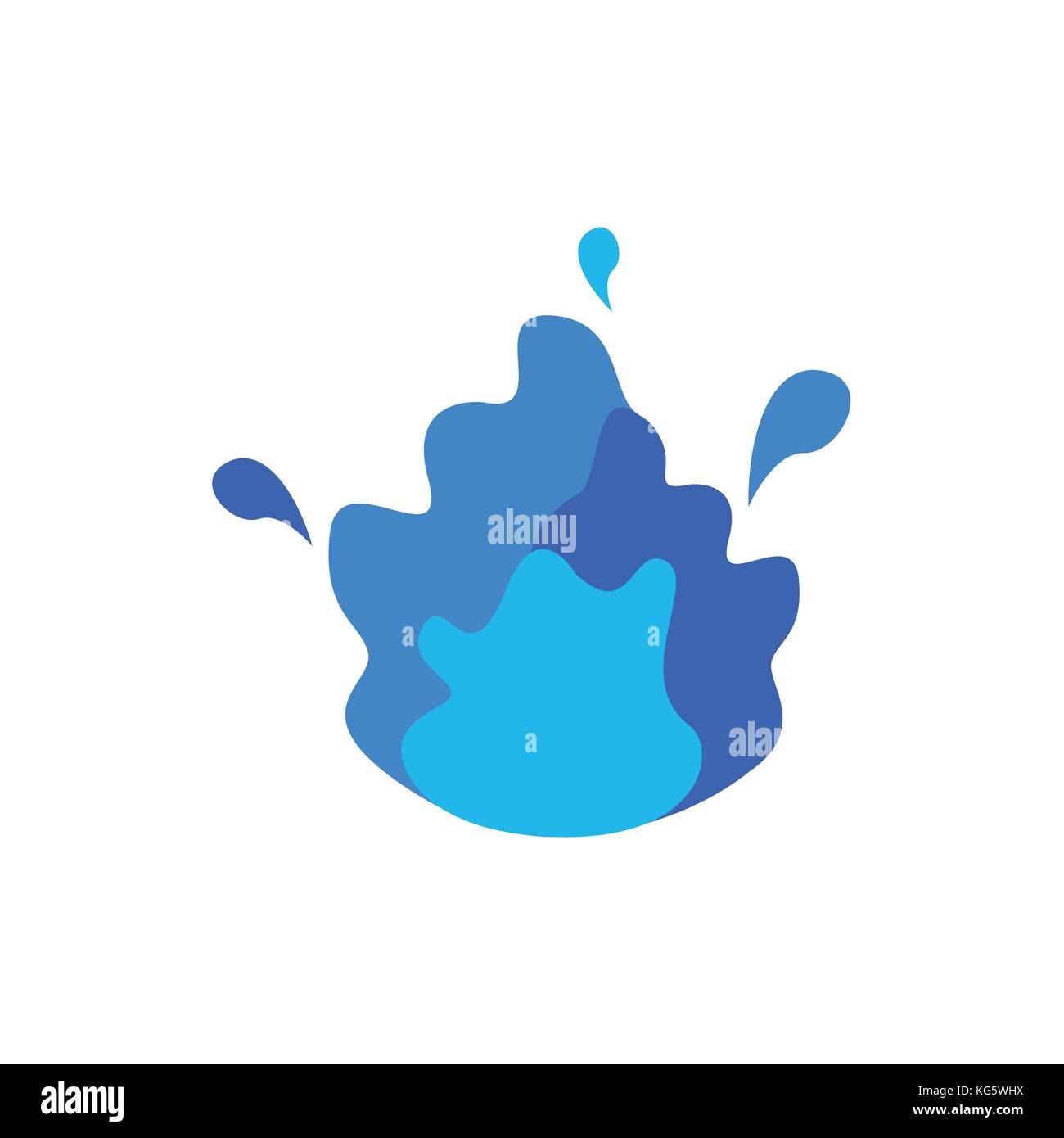 Abstract Water Visual Element Vector Graphic Design Stock Vector Image ...