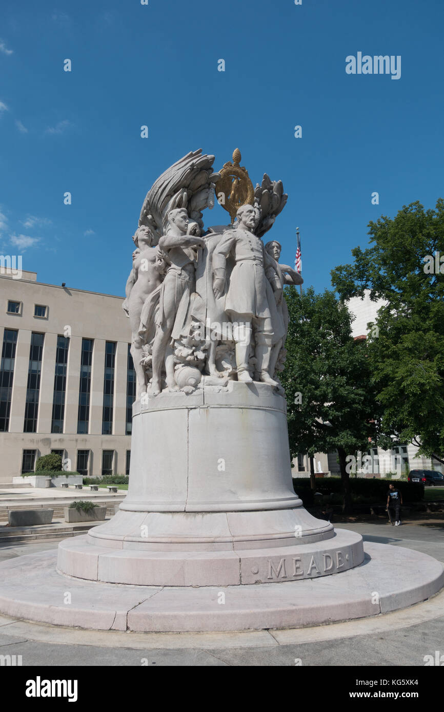 The George Gordon Meade Memorial, also known as the Meade Memorial in ...