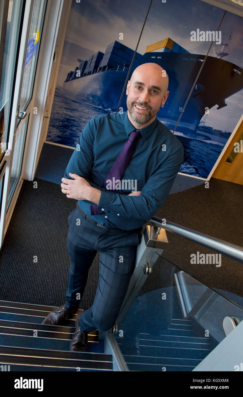 Ian McCarthy, CEO of ECU Worldwide, Eastleigh, Southampton Stock Photo ...