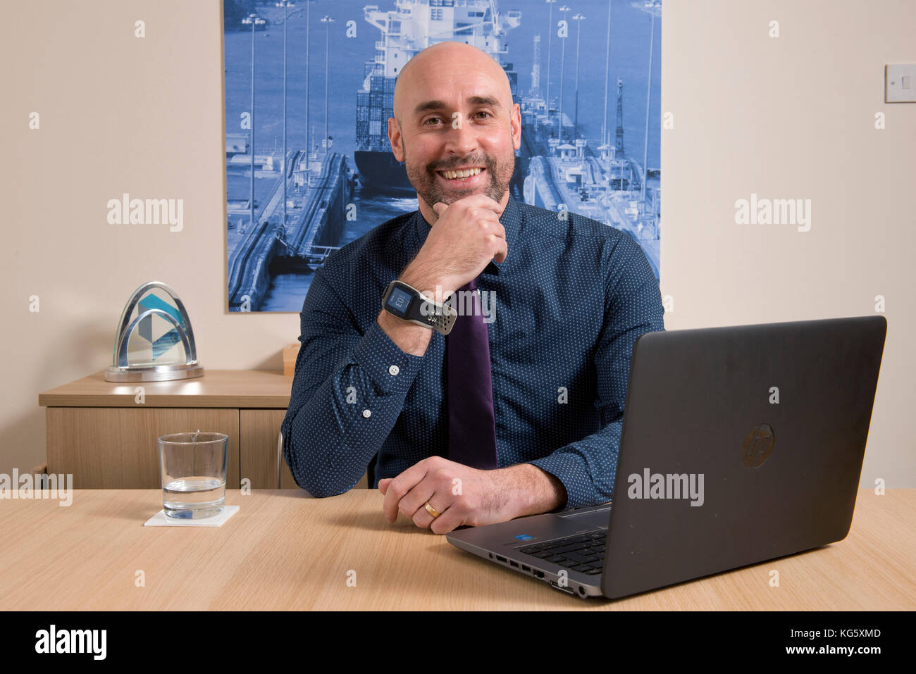 Ian McCarthy, CEO of ECU Worldwide, Eastleigh, Southampton Stock Photo ...