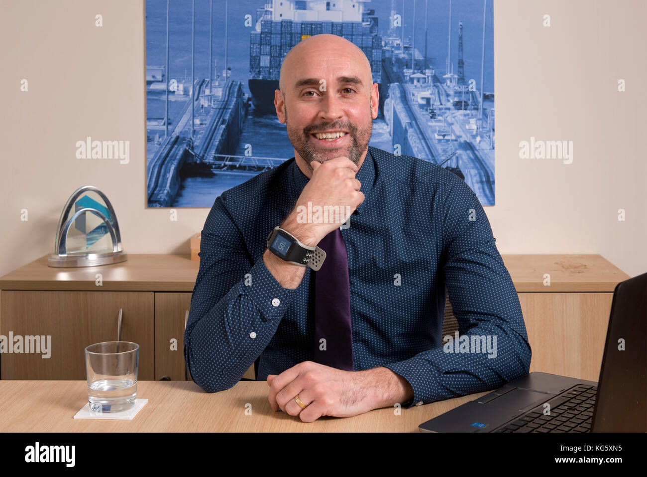 Ian McCarthy, CEO of ECU Worldwide, Eastleigh, Southampton Stock Photo ...