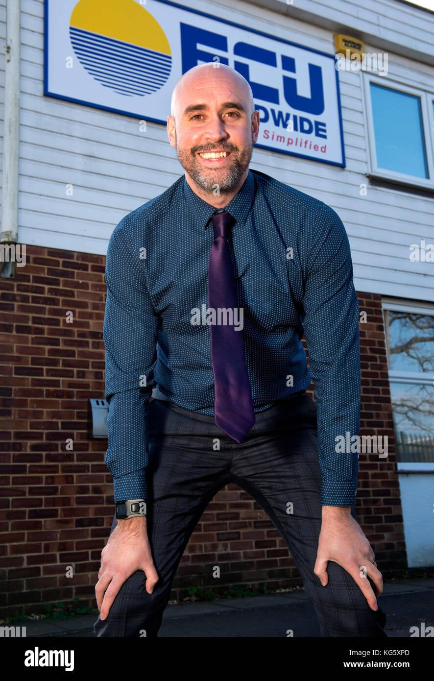 Ian McCarthy, CEO of ECU Worldwide, Eastleigh, Southampton Stock Photo ...