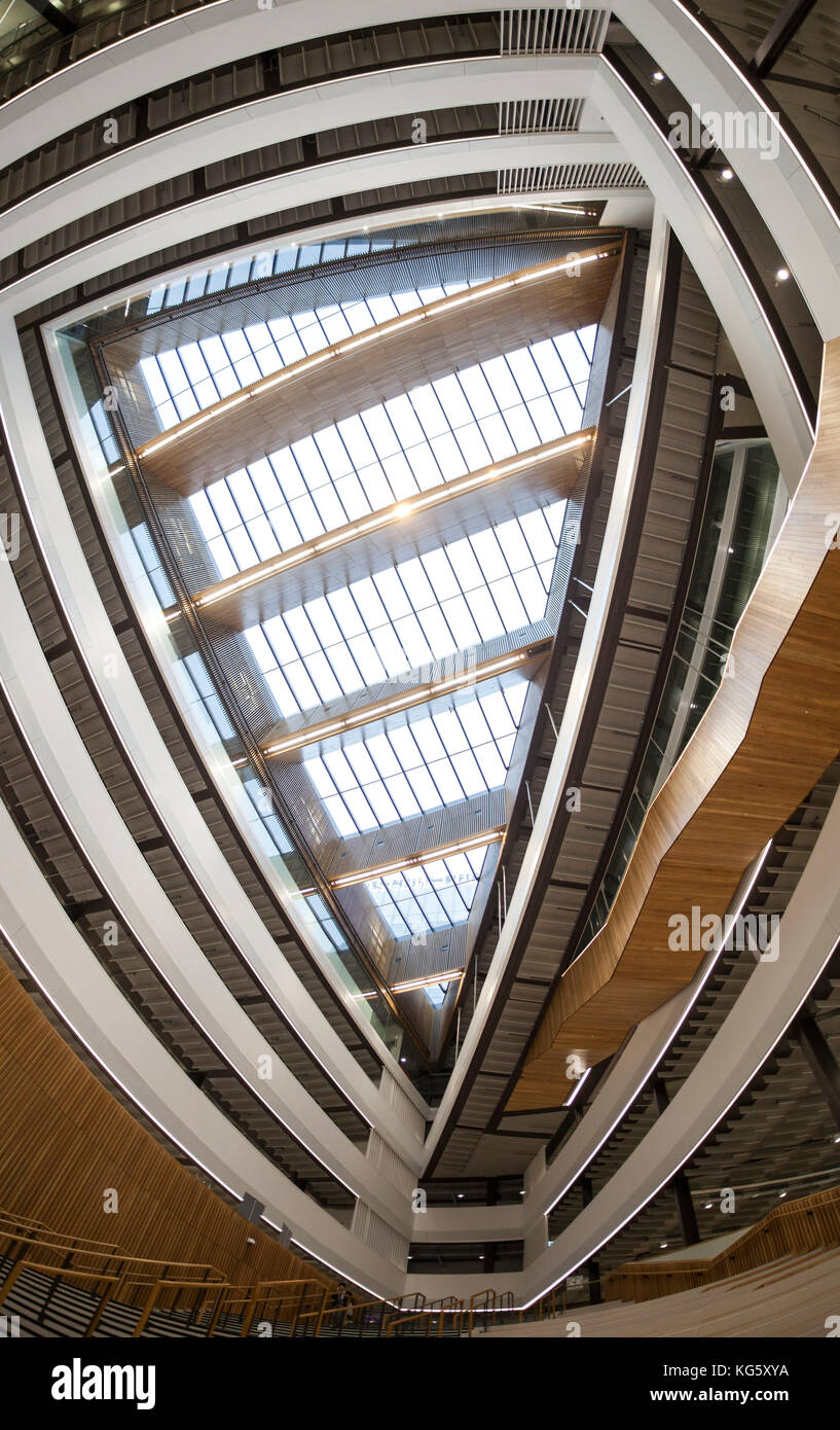 College interior ultra modern fashionable unique Stock Photo - Alamy