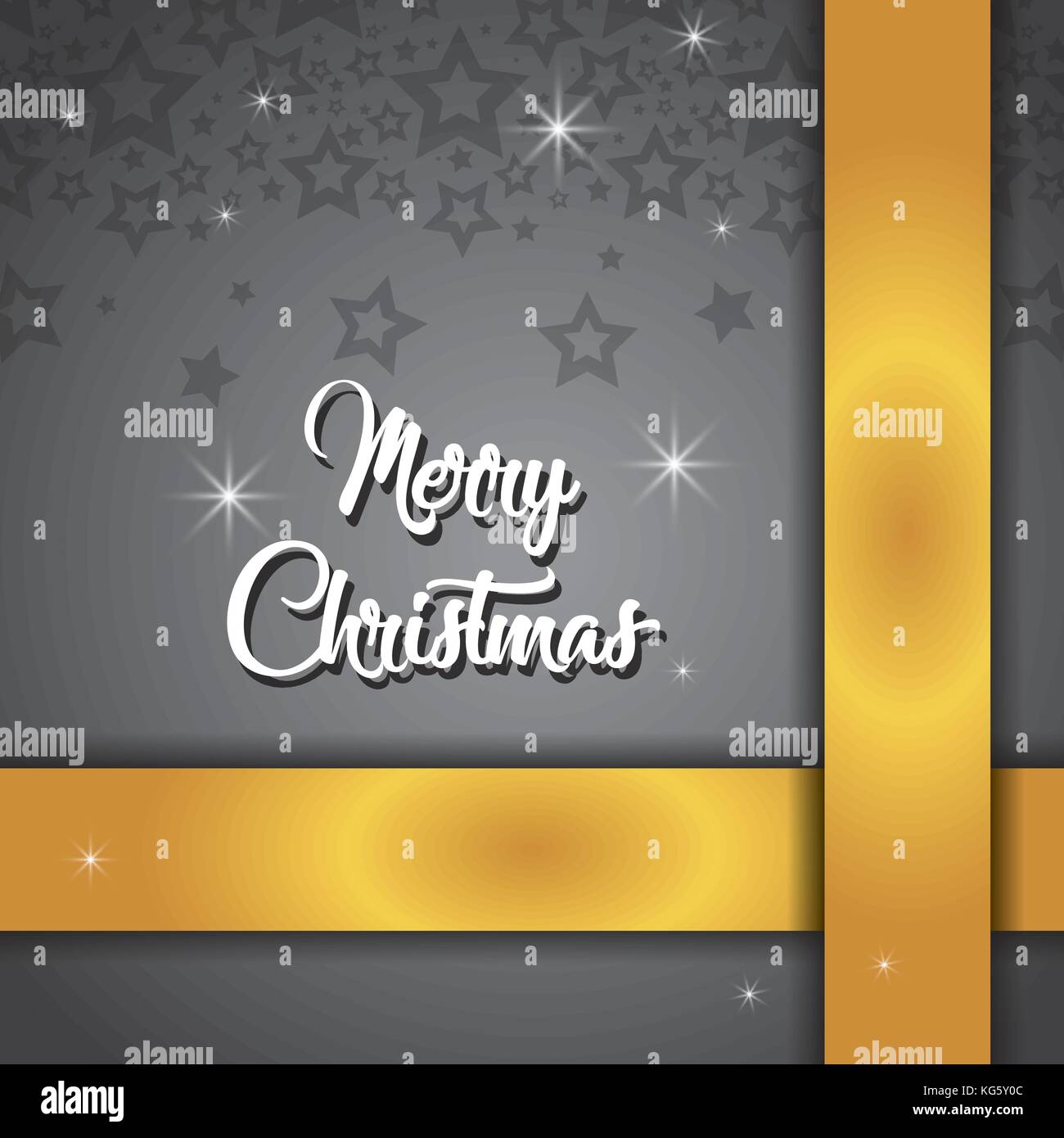 merry christmas stars poster decoration vector illustration Stock ...